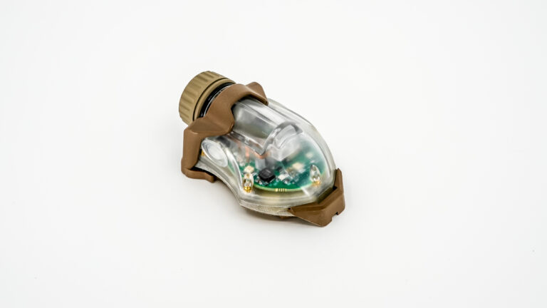 S&S Precision Manta Helmet Mounted Strobe with Webbing Adapter - Custom ...